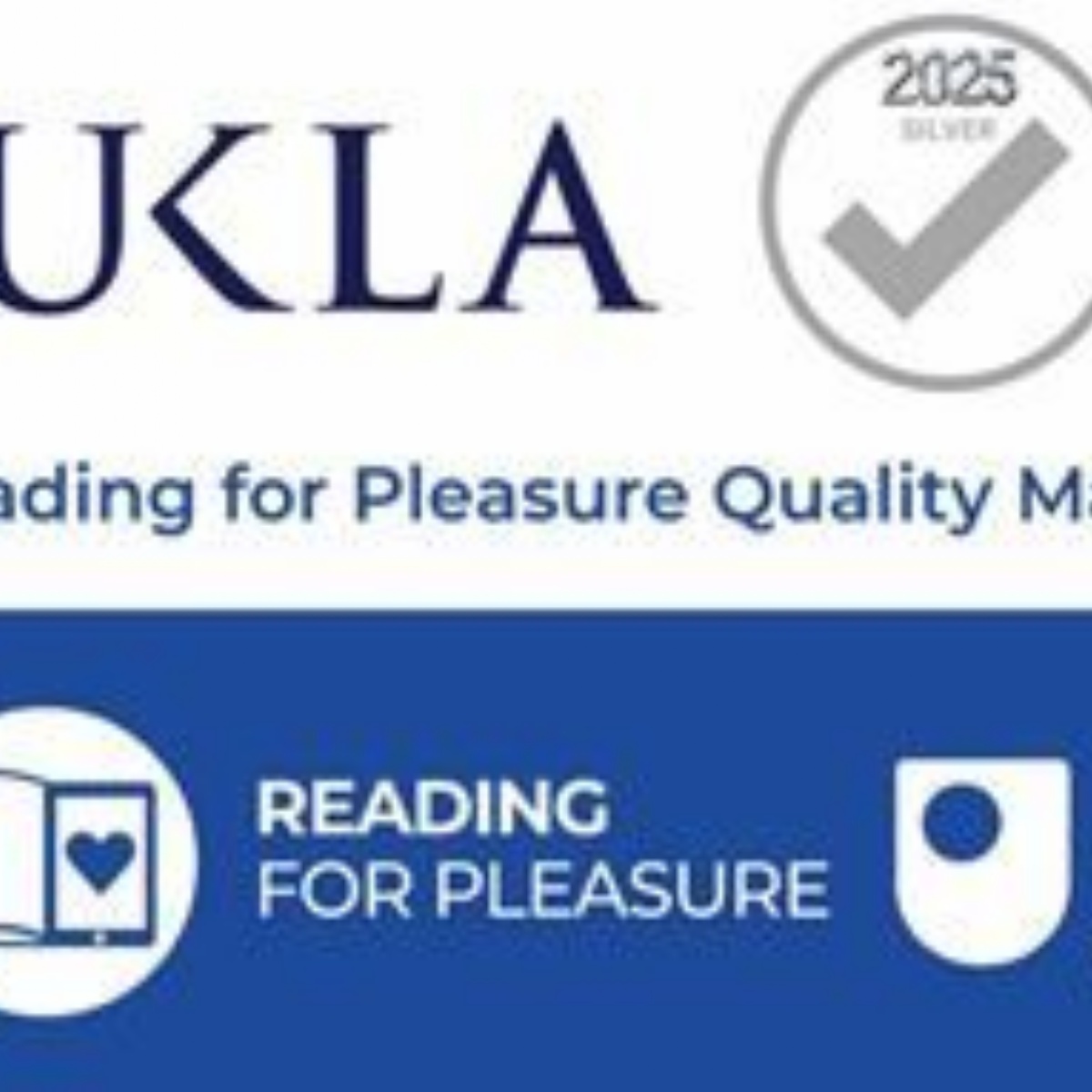 South Farnborough Junior School - Silver Reading for Pleasure Mark